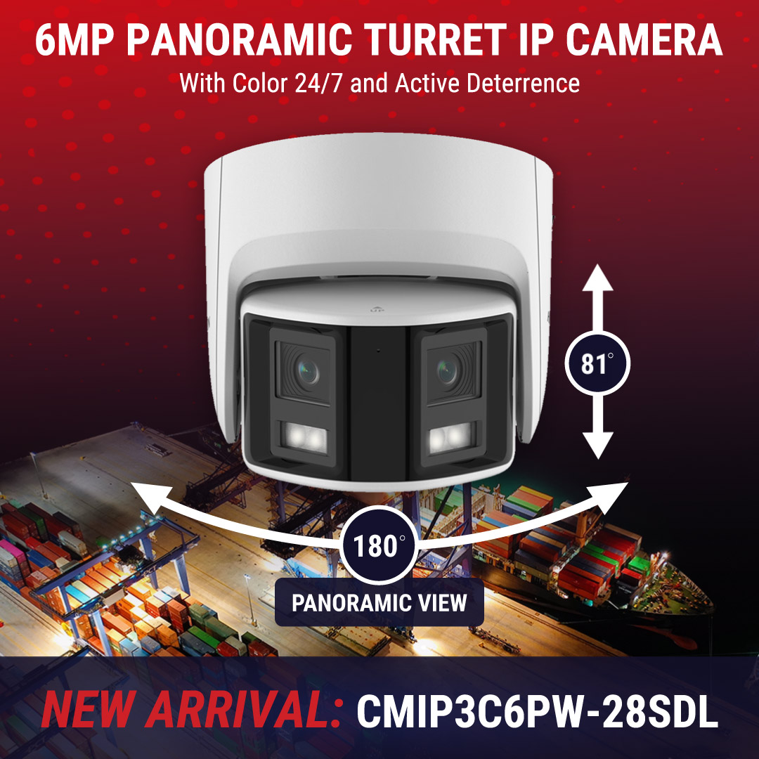 LTCMIP3C6PW-28SDL, Platinum, 6 MP, IP, Fixed Turret, Panoramic, 2x 1/2 ...